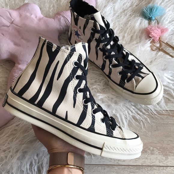 Converse | Shoes | Nwt Converse Chuck Tailor 7 Hi Zebra | Poshmark